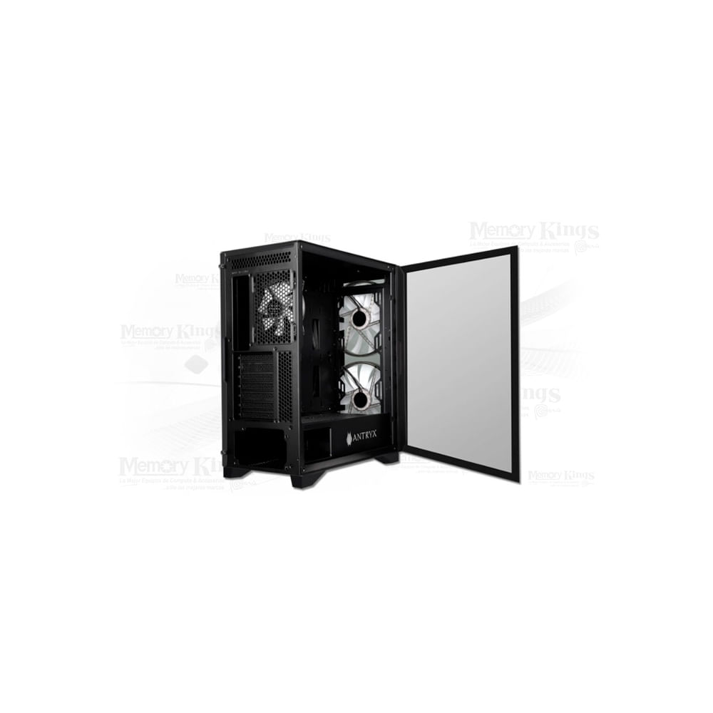 Caja Mid Tower Antryx Fx Cruiser Argb Negra, Ideal Para Gaming Y Con ...