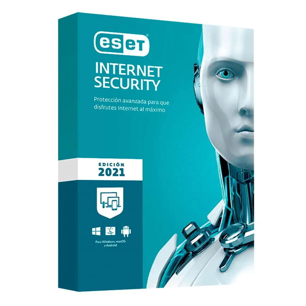 Antivirus ESET Internet Security, licencia digital, 1 dispositivo, 1 año, protección total ...