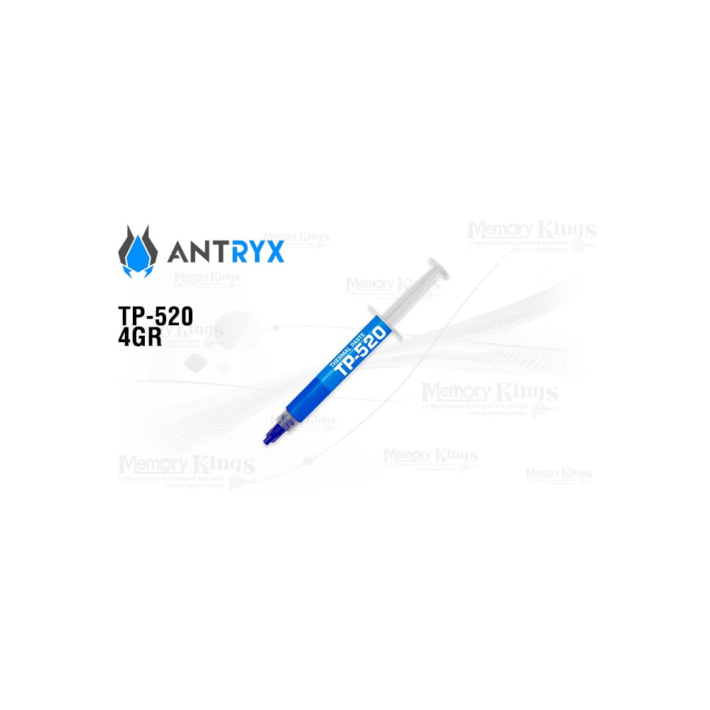 Pasta Térmica Antryx Tp-520 4G Para Cpu Y Gpu - Alta Conductividad Térmica Y Fácil Aplicación ...