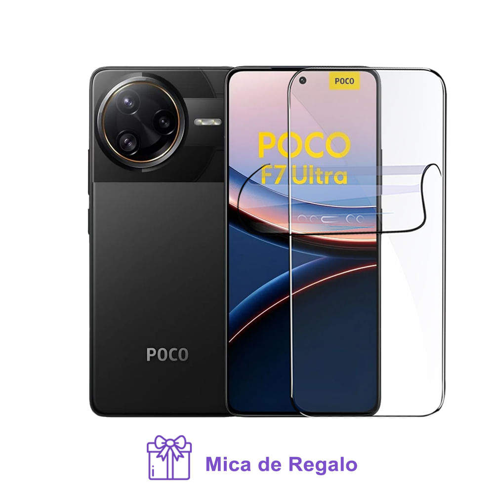 Xiaomi Poco F7 Ultra 16Gb Ram Black 512Gb con Mica Hidrogel - Real Plaza