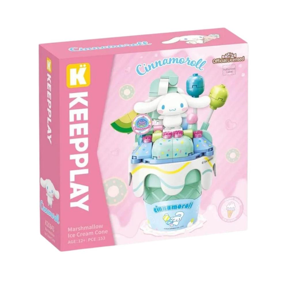 Keeppley Sanrio Cinnamoroll - Set Armable Cono Crujiente Algodón de ...