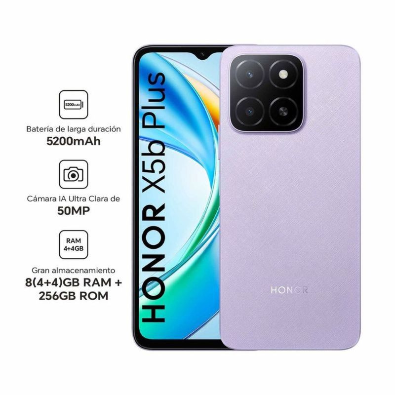 Celular Honor X5b Plus 4G Starry Purple 256GB 4GB RAM cámara 50MP ...