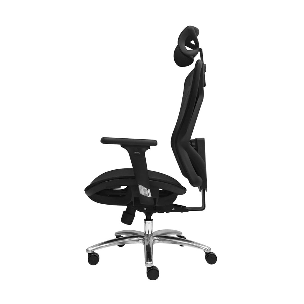 Silla Ergonómica Reclinable Slider Brazo 3D. Levi Plus II Negro Ofideas ...