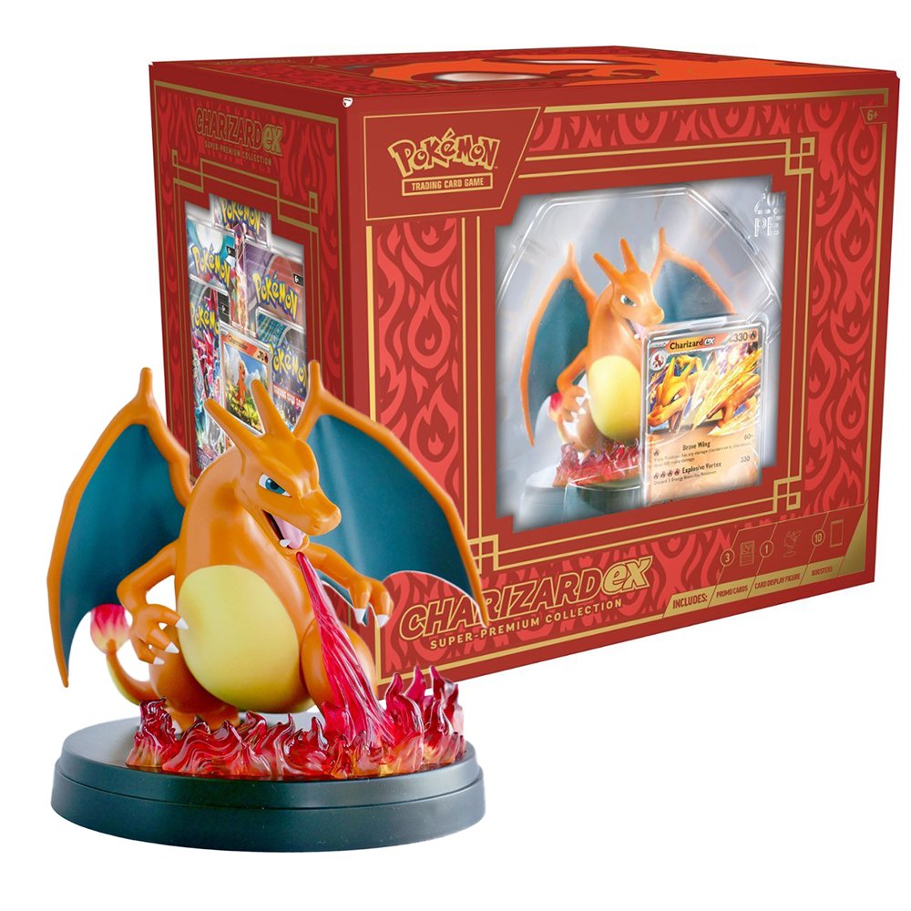 Cartas Pokemon TCG Charizard Cards Set y Figura Charizard 15cm Español ...
