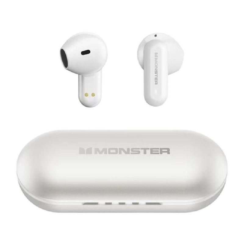 Audífonos Bluetooth Gamer Monster XKT25 Blanco - Real Plaza