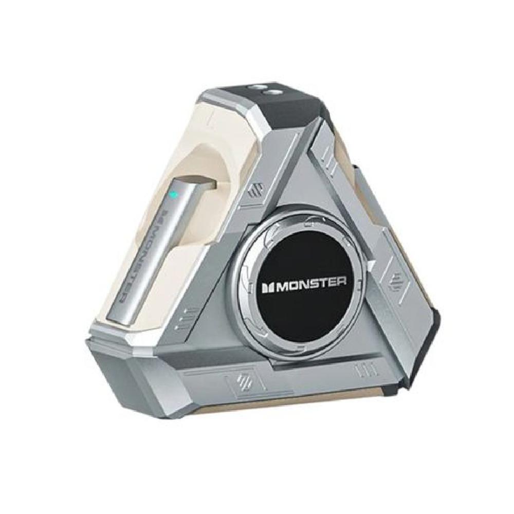 Audífonos Bluetooth Gamer Monster XKT22 Silver Pack x 2 Unidades - Real ...