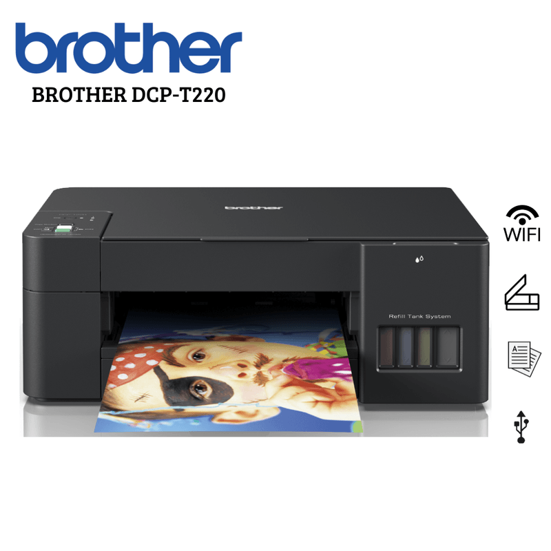Impresora Multifuncional Brother Dcp-T220 Usb - Real Plaza
