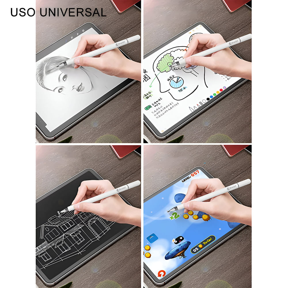 Lápiz Universal Capacitivo Para Apple/Iphone/Ipad Alta Sensibilidad Y ...