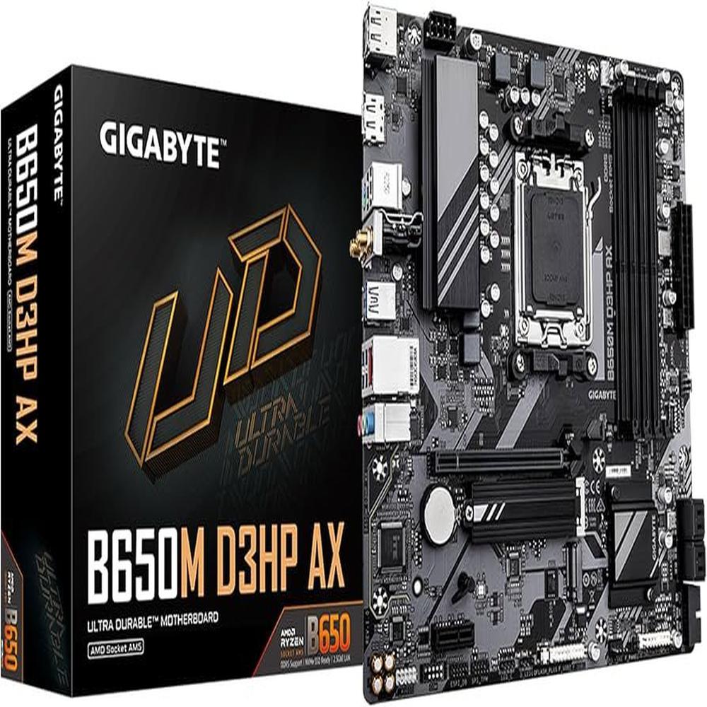 Motherboard Gigabyte B650M D3HP AX Chipset AMD B650 AMD AM5 mATX - Real ...