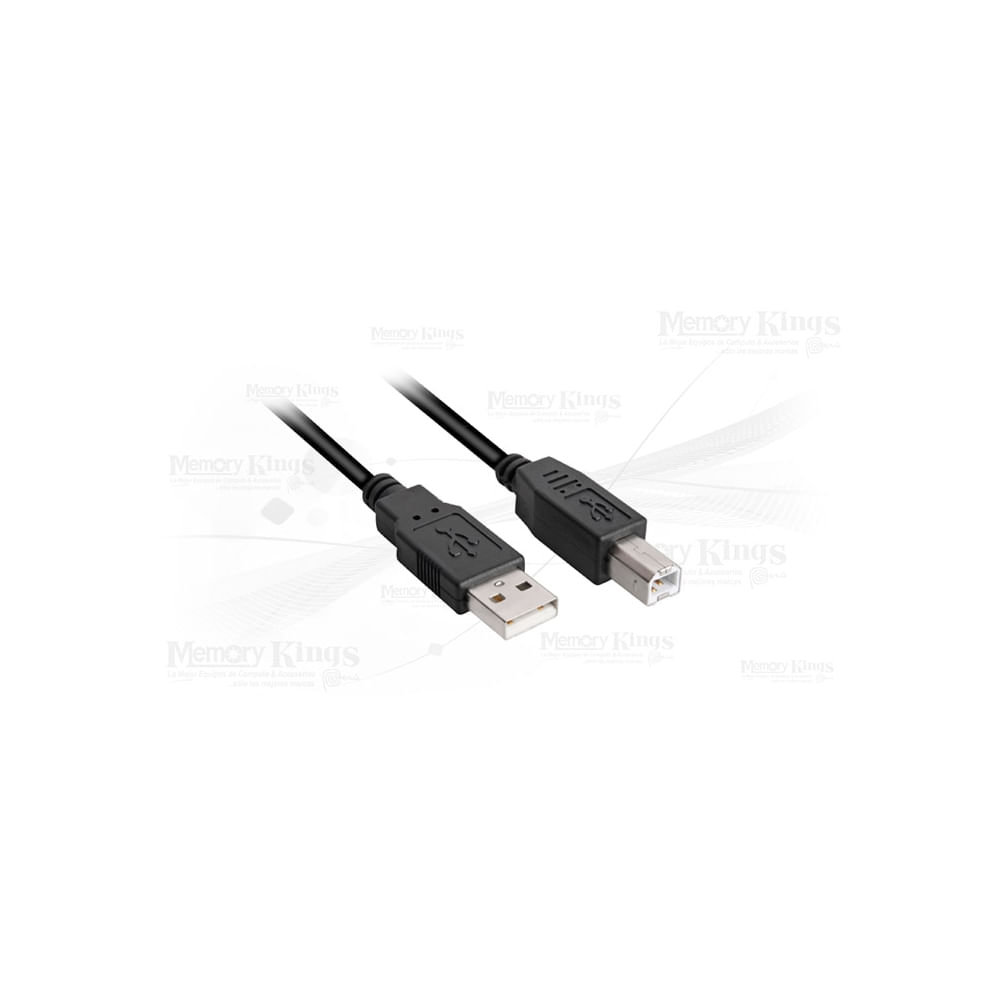 Cable Usb 2.0 Delcom De 3 Metros Para Impresora - Conexión Rápida Y ...