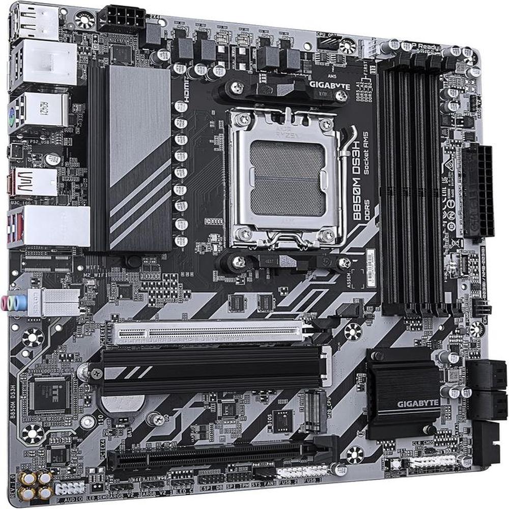 Motherboard GIGABYTE B850M DS3H Chipset AMD B850 Socket AMD AM5 mATX ...