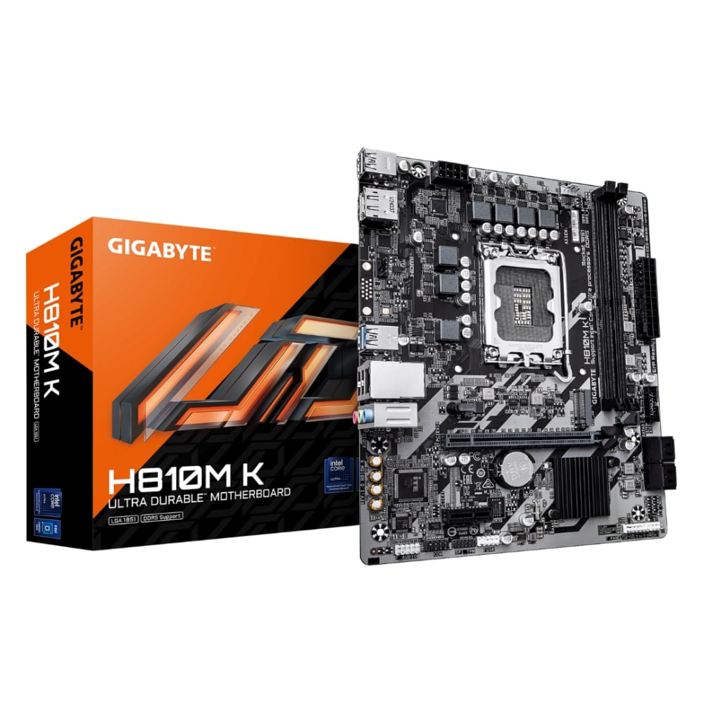 Placa Base Gigabyte H810M K Micro-Atx, Chipset Intel H810, Lga 1851 ...