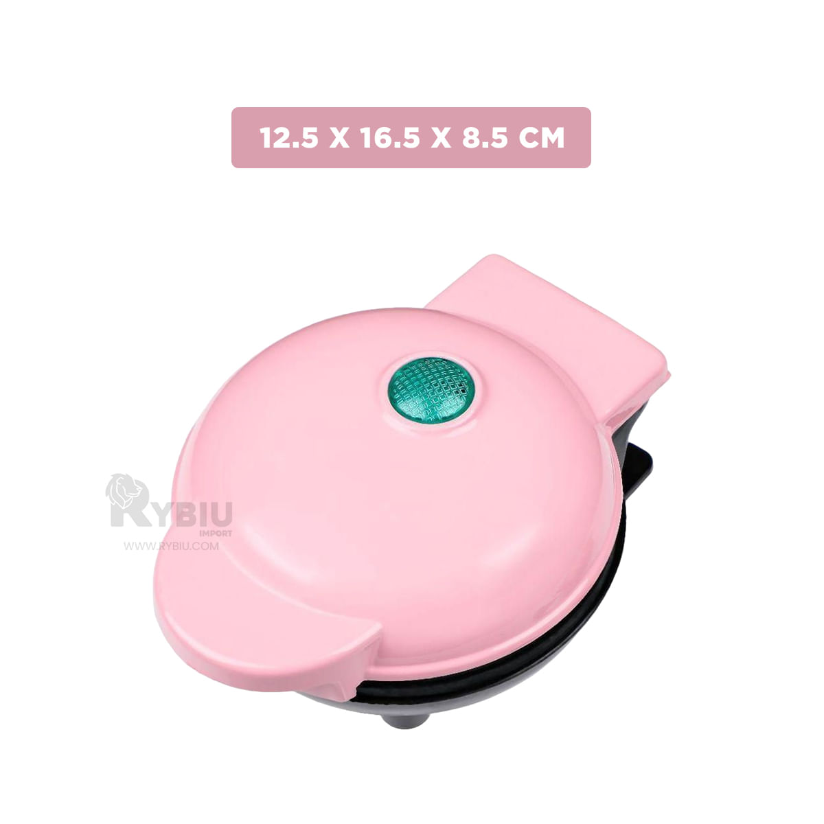 Mini Waflera Forma Circular Moderno en Diseño Rosado - Real Plaza