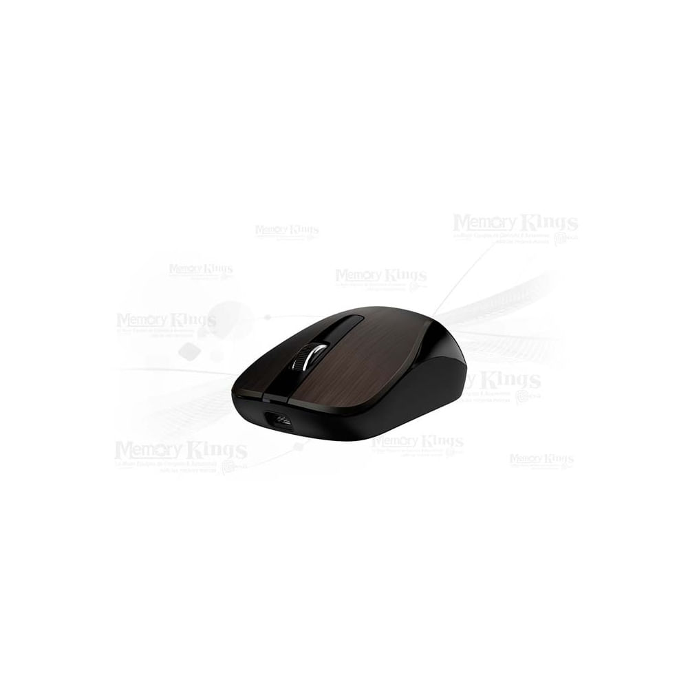 Mouse Genius Eco-8015 Inalámbrico Recargable Color Chocolate, Diseño E ...