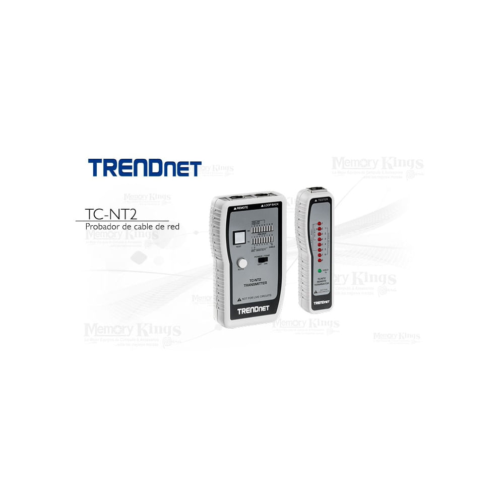 Probador De Cable De Red Trendnet Tc-Nt2 – Comprobador De Conectividad ...