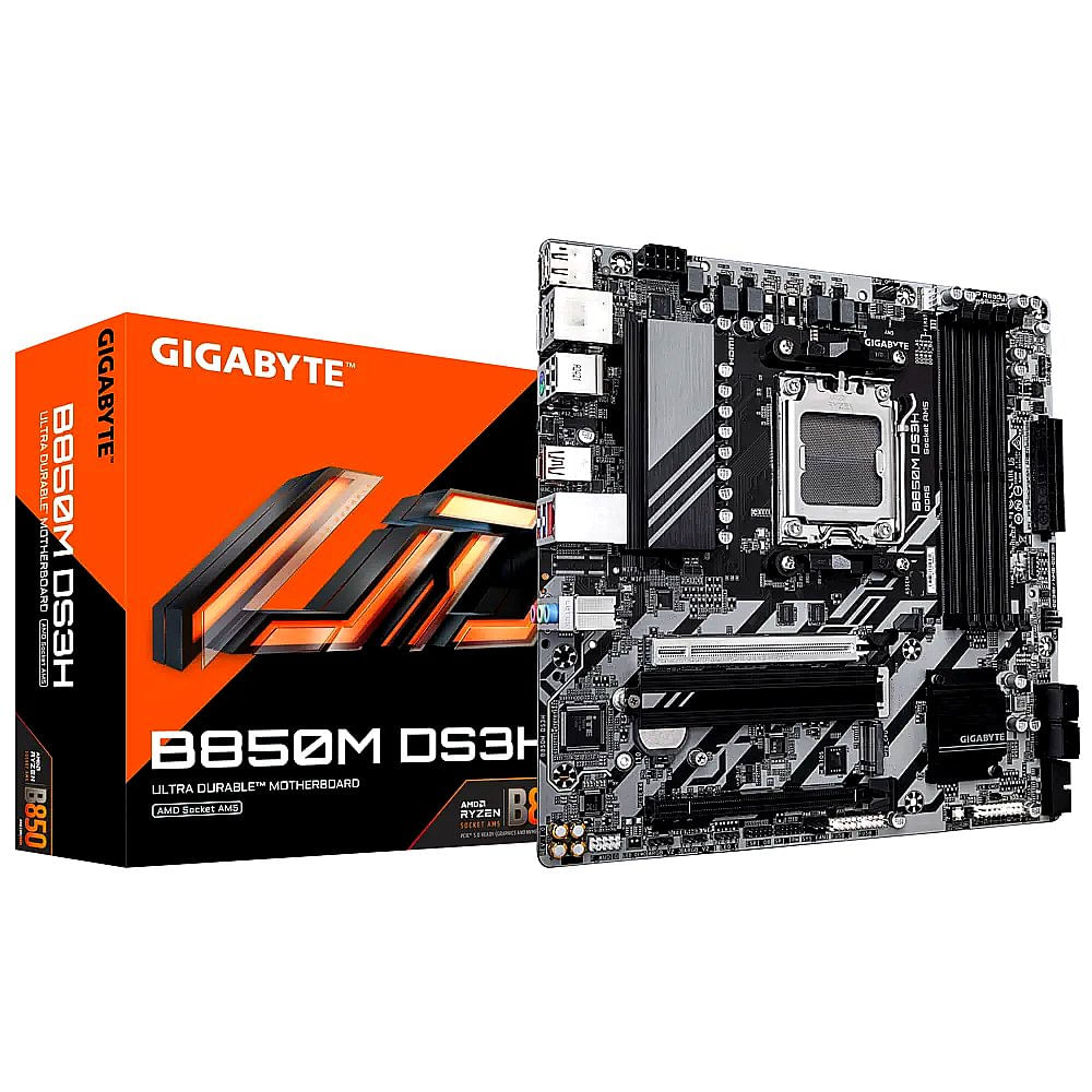 Motherboard Gigabyte B850M Ds3H Am5, Chipset Amd B850, Formato Matx, I ...