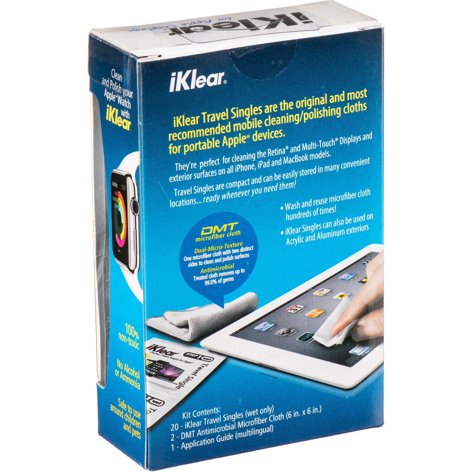 Paquete de 20 Unidades de Iklear Wet Cleaner Polisher para Viaje. - Real Plaza