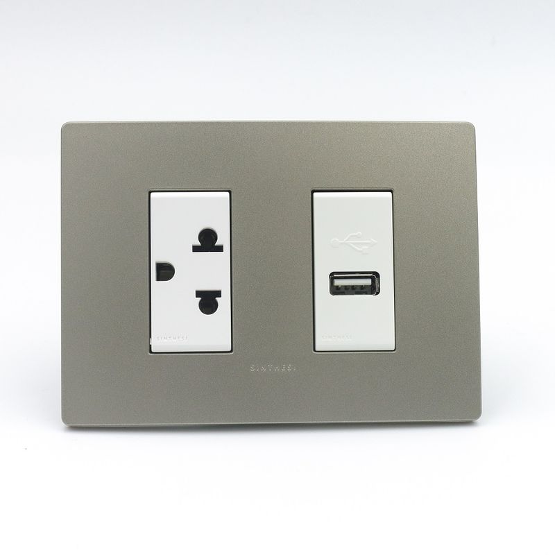 TOMACORRIENTE DOBLE (1 UNIVERSAL + 1 | RealPlaza.com - Real Plaza