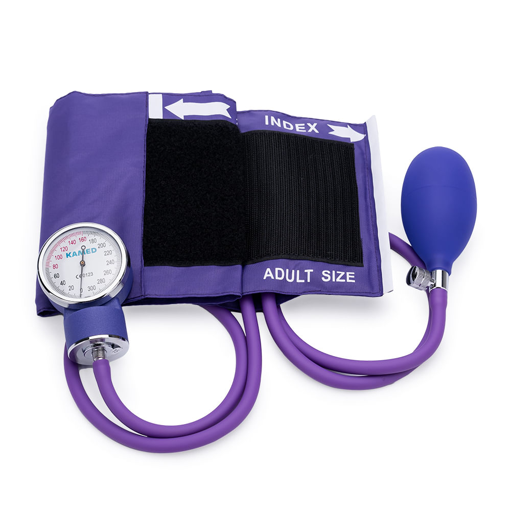 Tensiómetro Manual Aneroide con Estetoscopio KAMED Morado - Real Plaza