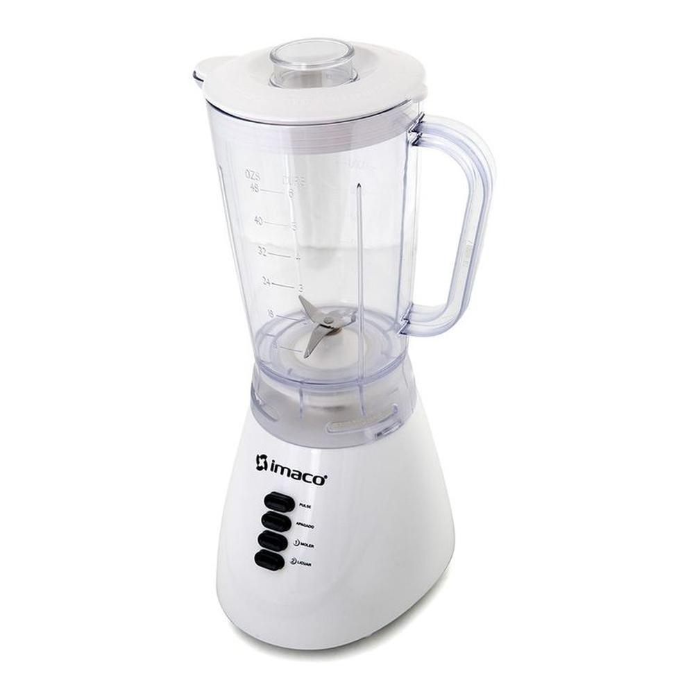 Licuadora Imaco 1.25L c/Vaso Acrílico BL4125 – Blanco - Real Plaza