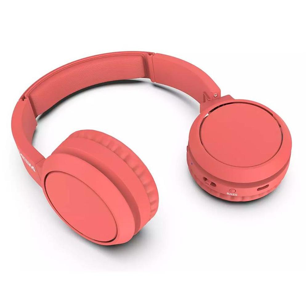 Audífonos Philips TAH4205 Bluetooth C/Micro 29 Hrs Rojo - Real Plaza