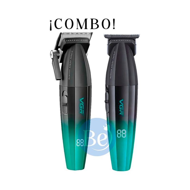 Combo VGR Cortadora de Cabello V-003 Turbo y Trimmer V-906 - Real Plaza