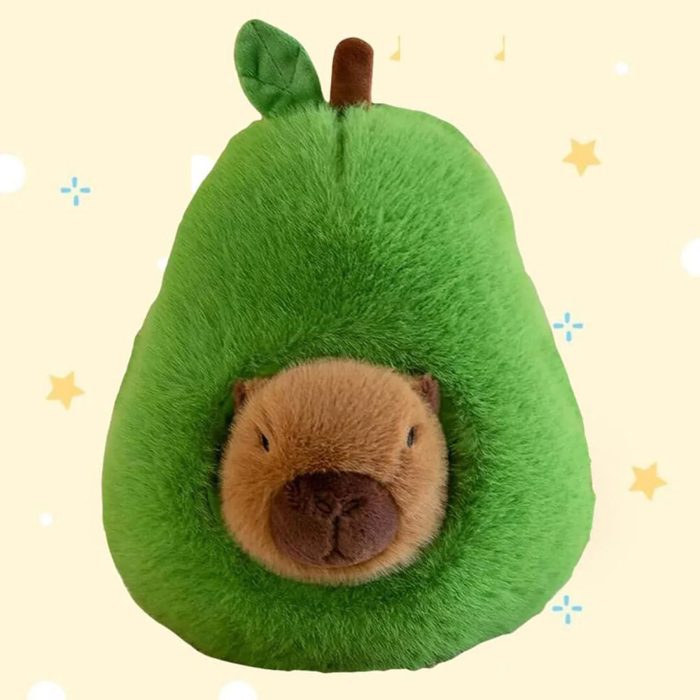 Peluche Capibara Casa Palta Importado - Mide 33 cms - Real Plaza