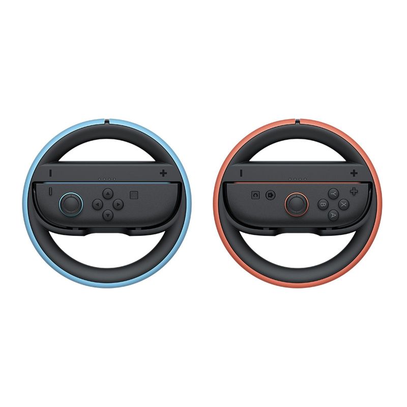 Combo: Timones Joy Con Wheel Para Nintendo Switch 2 + Juego de Mario ...