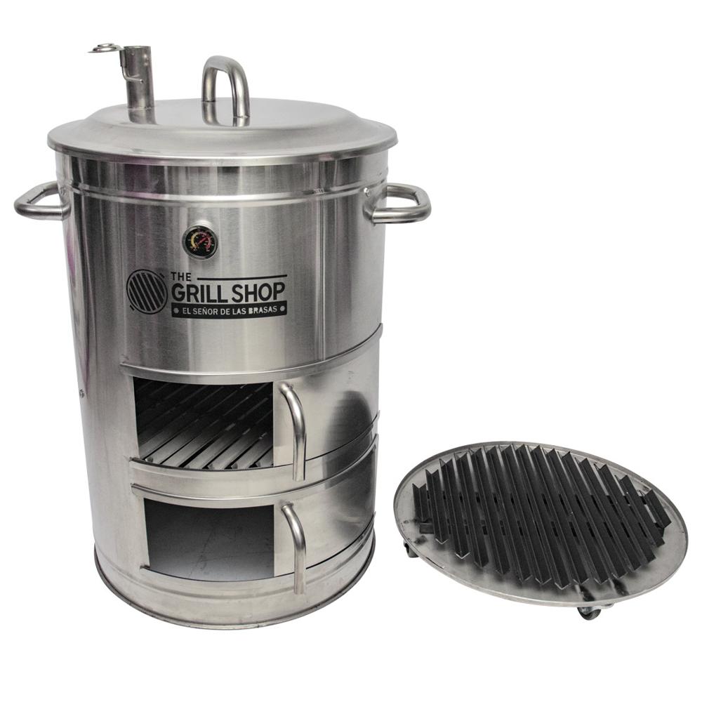 Cilindro Parrillero Inoxidable Grande - Grill Shop - Real Plaza