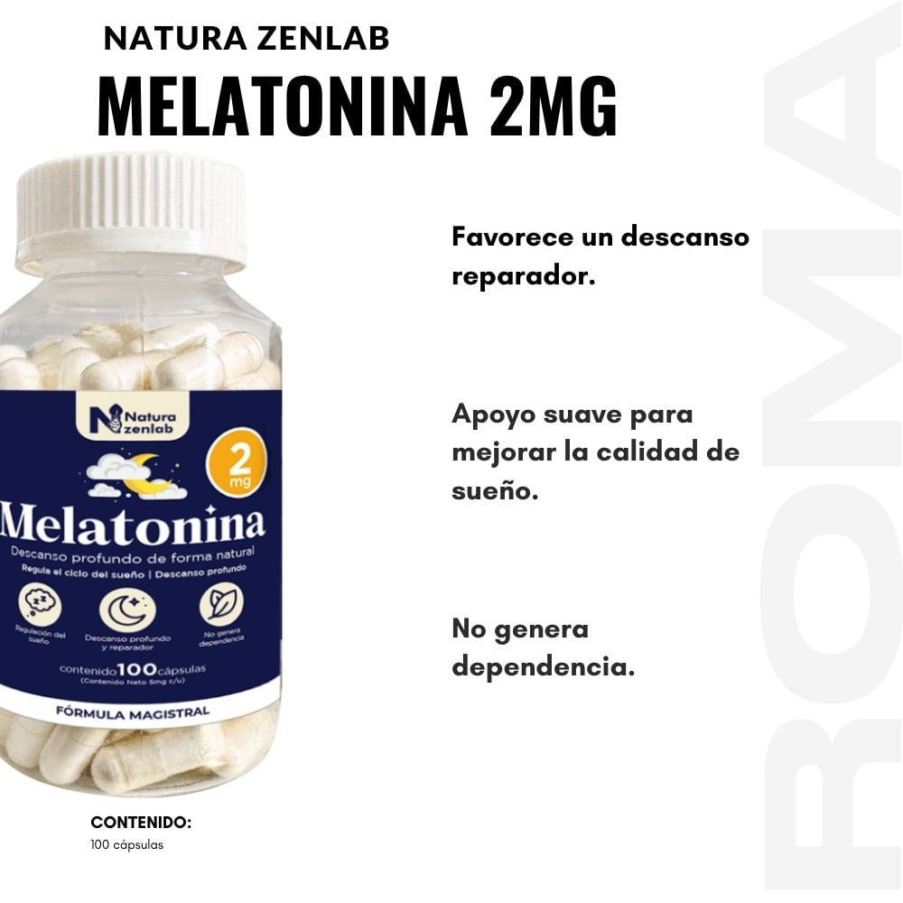 MELATONINA 2MG + BISGLICINATO DE MAGNESIO HEALTHNATURAL - Real Plaza