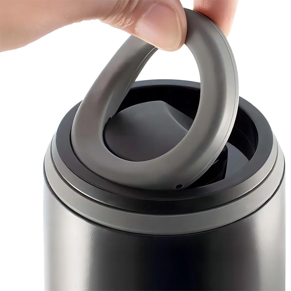Termo Negro 1 L Thermos Acero Inoxidable Black Edition - Real Plaza