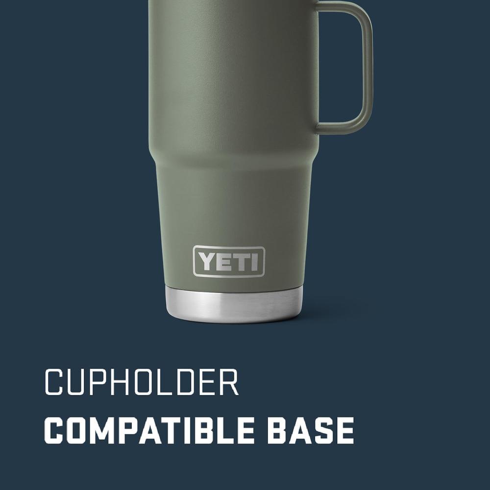YETI Rambler Vaso de 20 oz de acero inoxidable y tapa Stronghold color ...