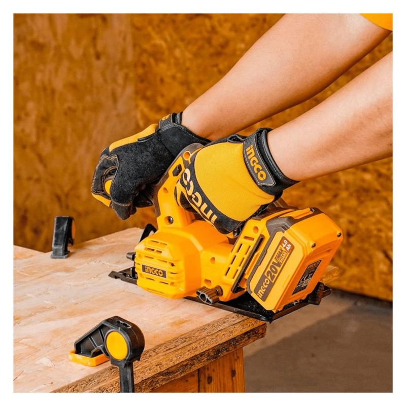 Sierra circular 7 1/4" inalambrica + bateria 4ah y cargador Ingco ...