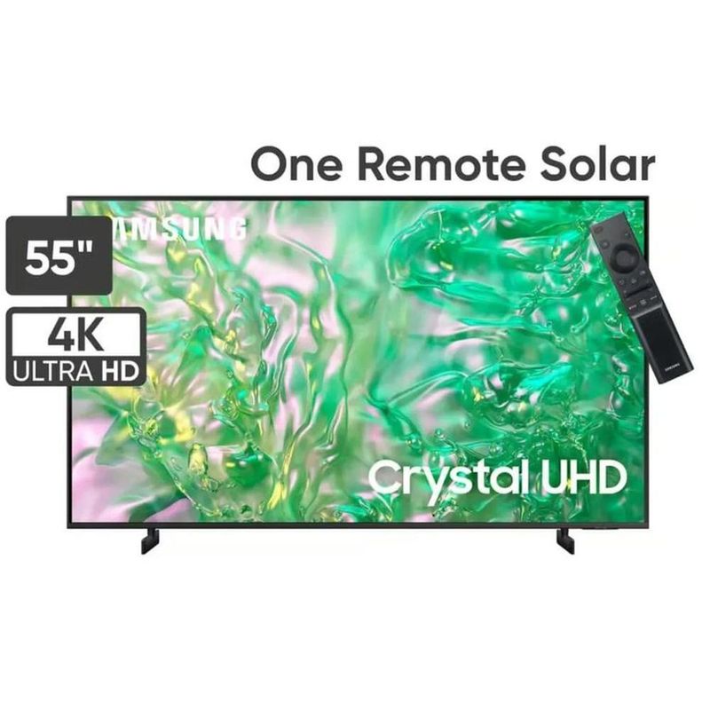 Televisor SAMSUNG 55 Crystal UHD 4K Tizen OS Smart TV 55DU8000 - Real Plaza