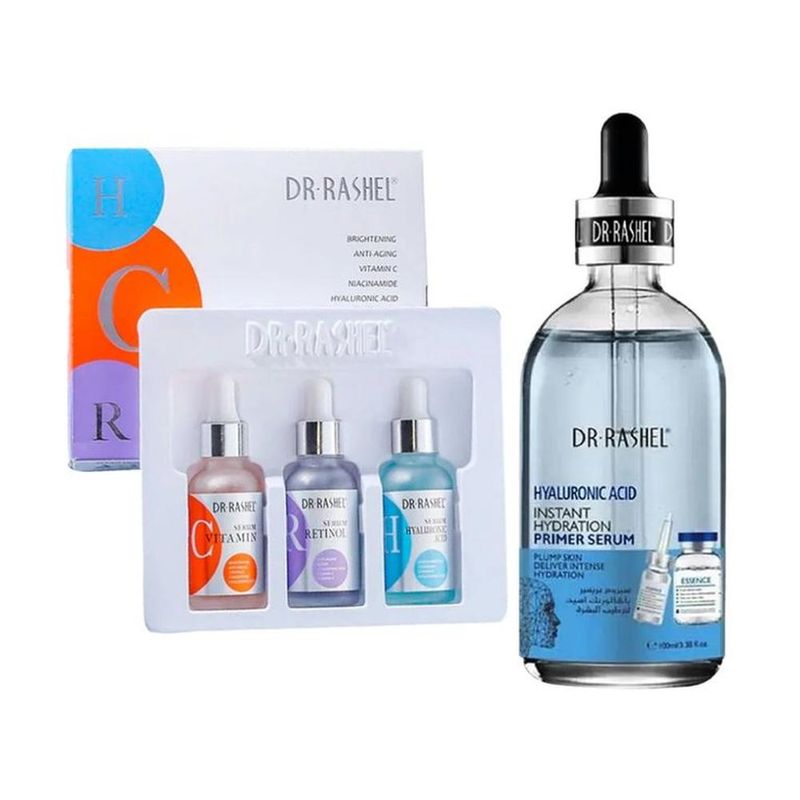 Pack Serum Facial 3 en 1 + Serum ácido Hialurónico - Real Plaza