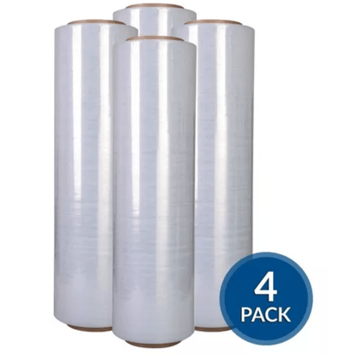 4 Pack Rollo Film 20 Pulg Plástico para Embalar Embalaje Emplaye - Real ...