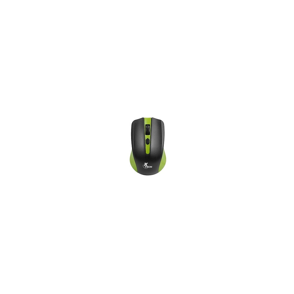 Mouse inalámbrico Xtech XTM-310GN verde, 2.4 GHz y 1600 dpi para un ...