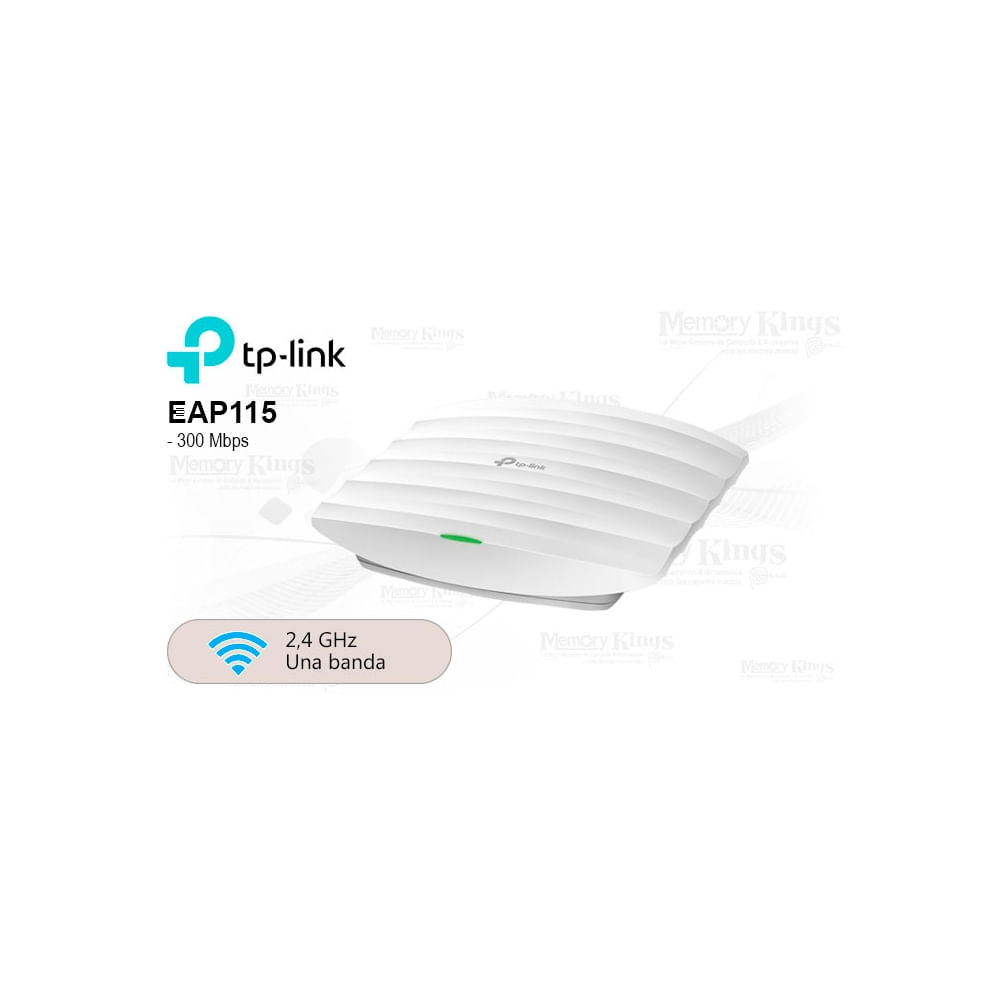 Access Point TP-Link EAP115 2.4GHz PoE para techo, señal potente y ...