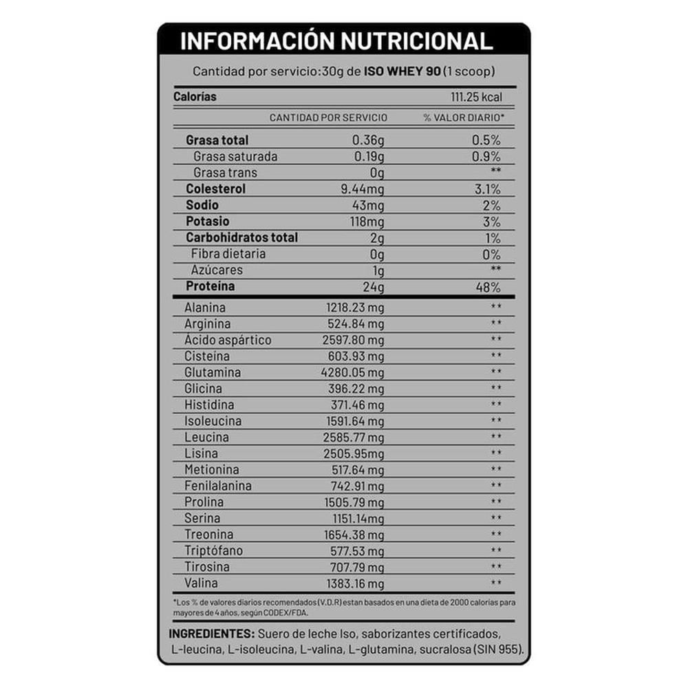 ISO WHEY 90 DE CAJA 10 SACHETS UNIVERSE NUTRITION CHOCOLATE - Real Plaza