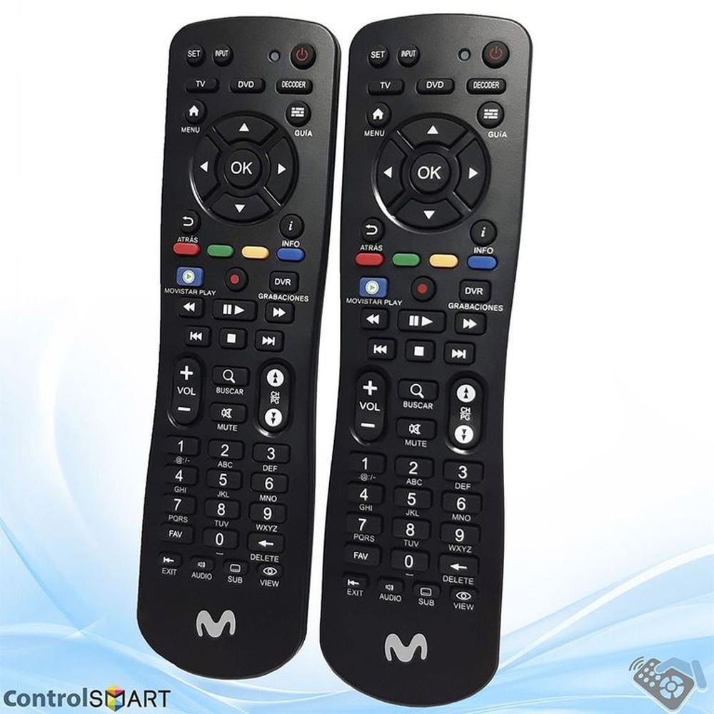 Control Remoto Para Decodificador Movistar -Todo Modelo - Real Plaza