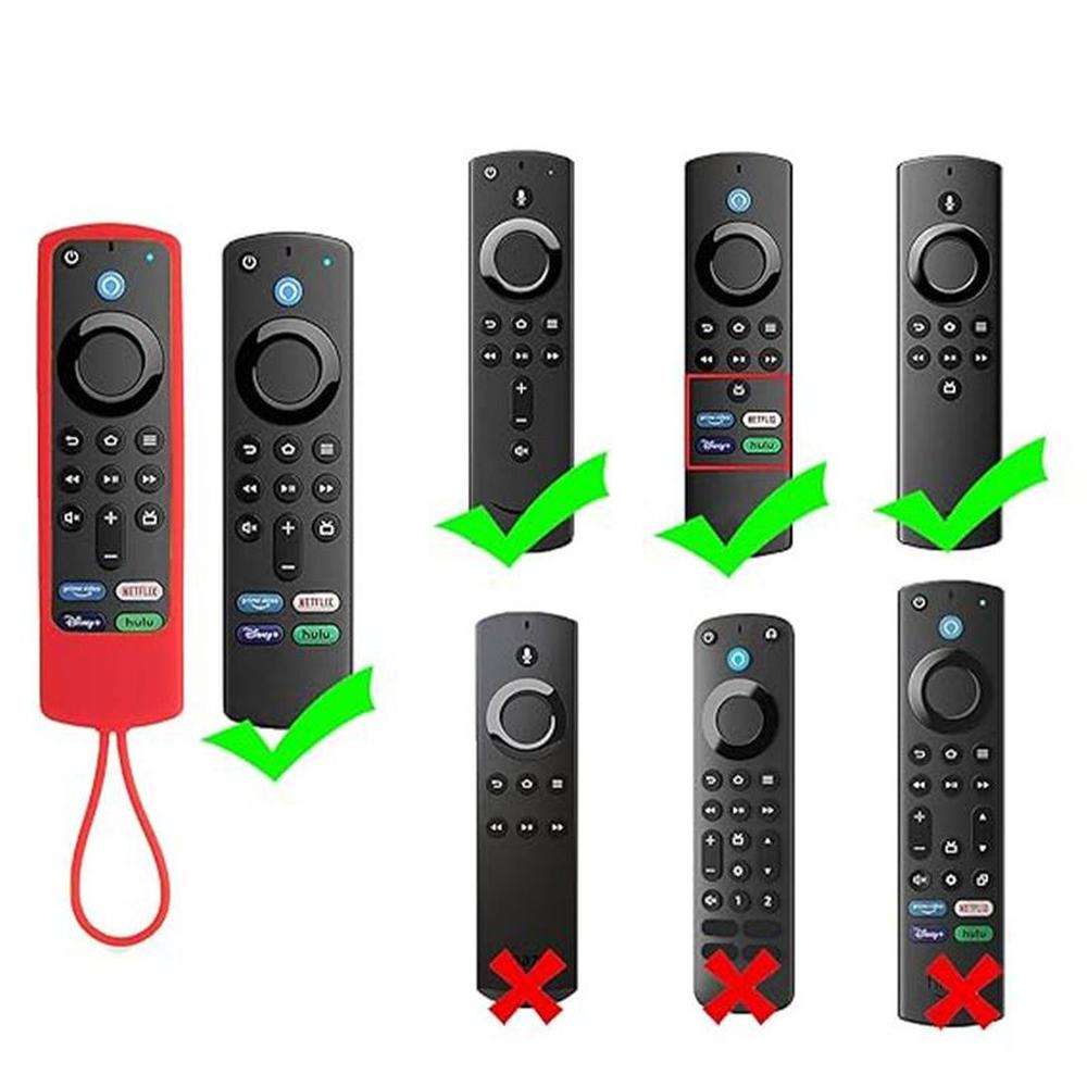 Funda Protectora Para Control Amazon Fire Tv Stick -Rojo - Real Plaza