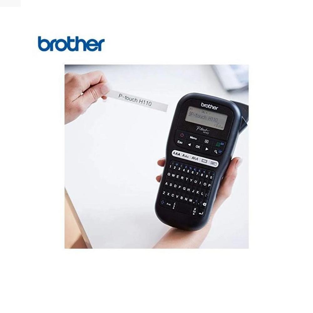 ROTULADORA BROTHER PT-H110 PORTÁTIL P-TOUCH NEGRO - Real Plaza