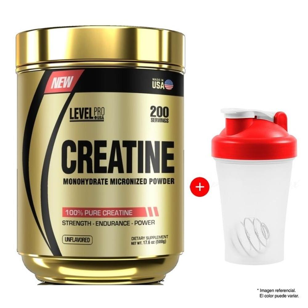 CREATINE CREATINA MONOHIDRATADA 500 GR LEVEL PRO - Real Plaza