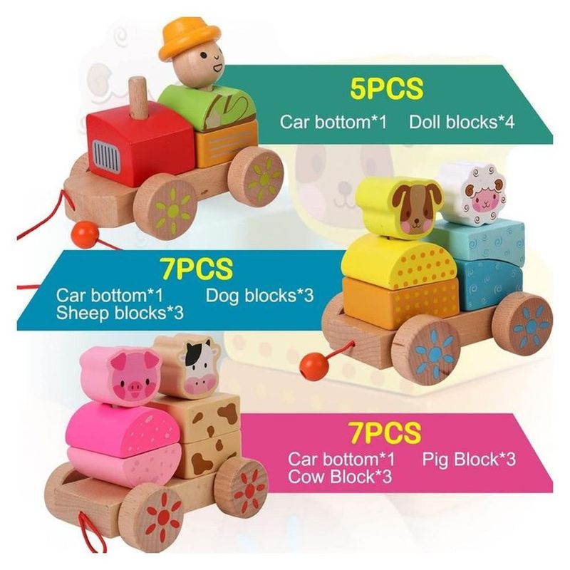 Pack Montessori Tren con Animalitos + Laberinto Magnético - Real Plaza