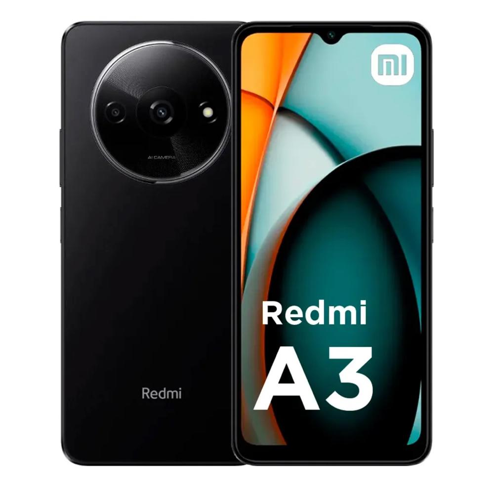 Celular Xiaomi Redmi A3x 64GB 3GB Ram Color Negro - Real Plaza
