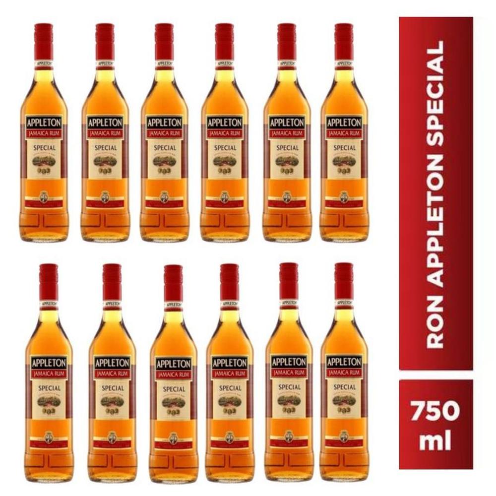 Ron Appleton Jamaica Rum Special de 750 ml - 12 UND - Real Plaza