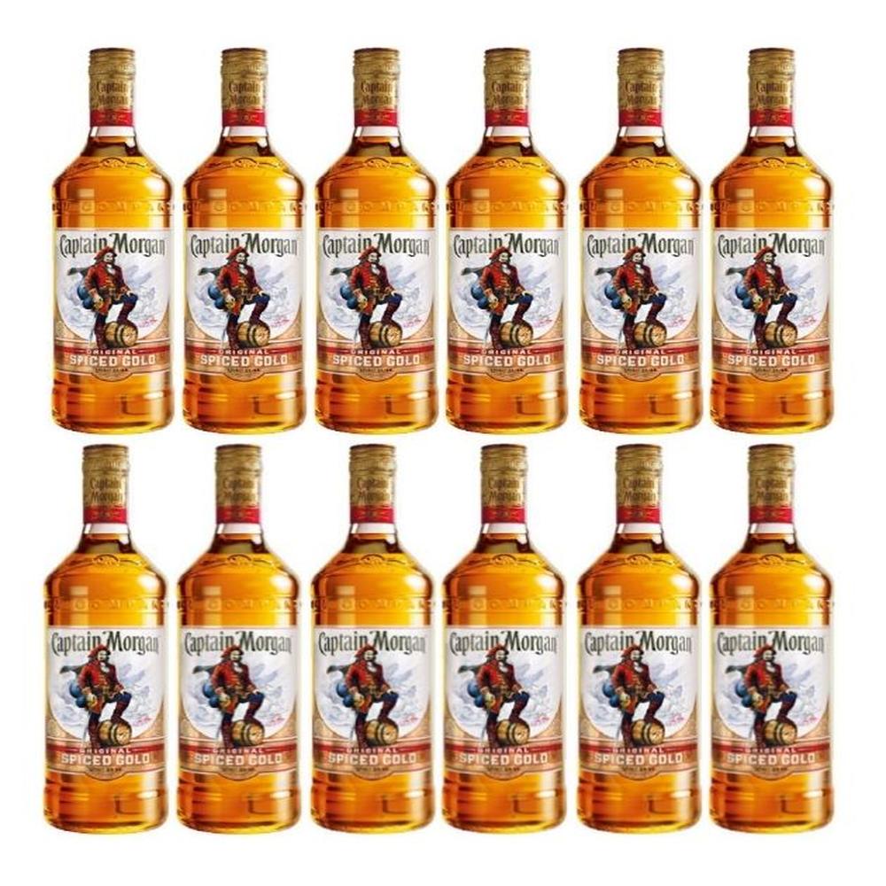 Ron CAPTAIN MORGAN 700ml - 12 UND - Real Plaza