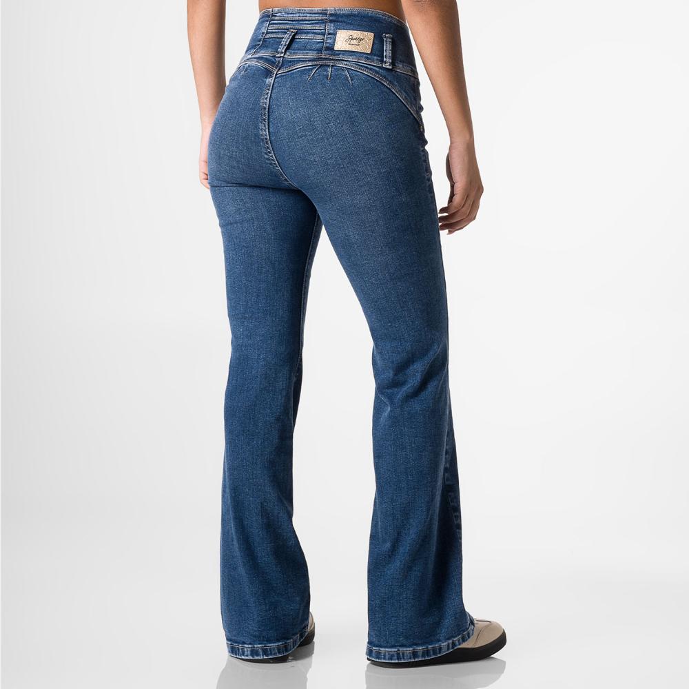 Pantalón Jean Denim Stretch Squeeze Mujer Neili - Real Plaza