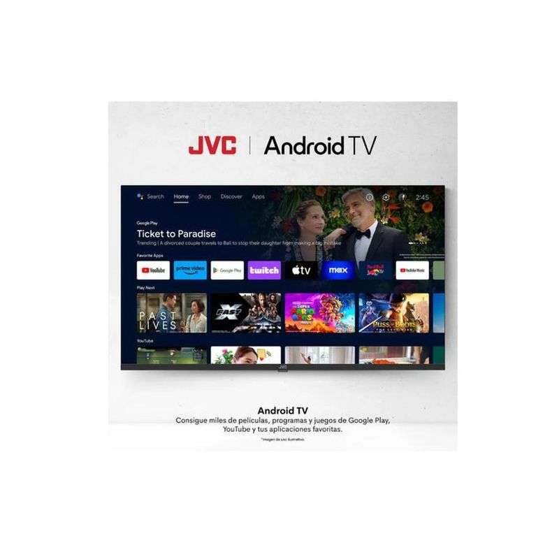 Televisor JVC 40 LT-40KB418 Full HD LED Smart Android TV + ANTENA ...
