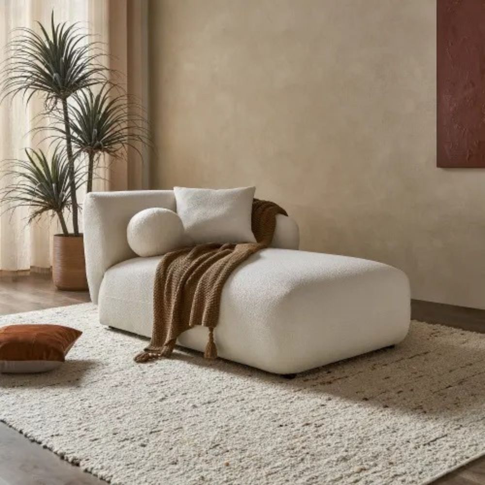 Sofá Premium de lujo Chaise Longue Brisa Beige Rinnovati - Real Plaza